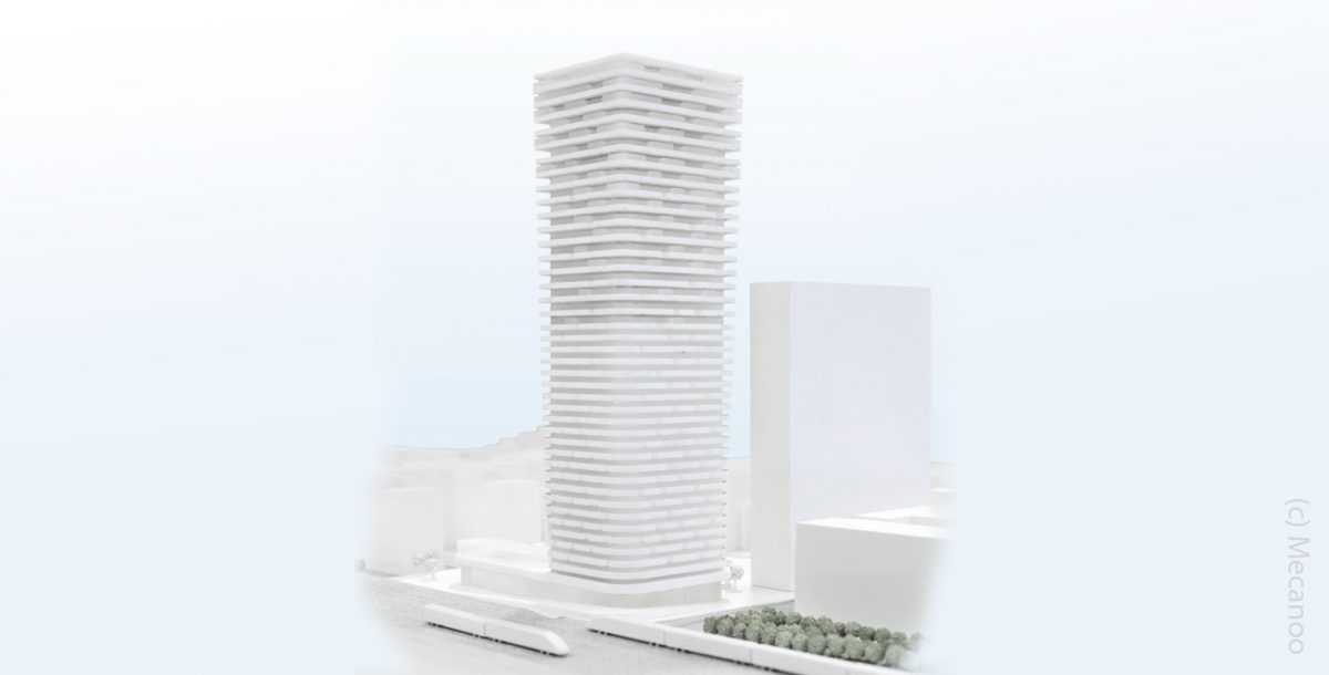 Icoon Tower in Frankfurt - Wohnturm von Mecanoo am Hauptbahnhof