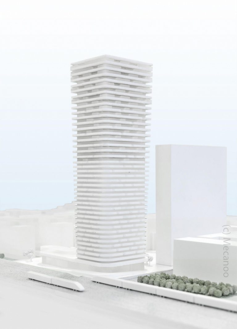 Icoon Tower in Frankfurt - Wohnturm von Mecanoo am Hauptbahnhof