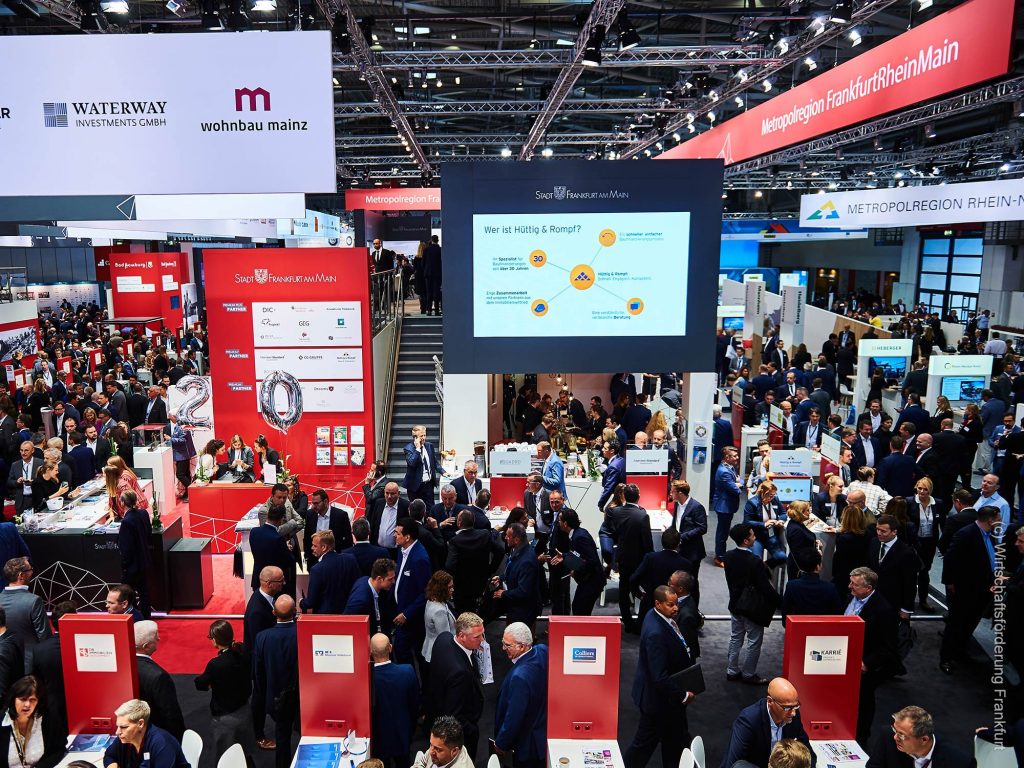 EXPO REAL Immobilienmesse in München - Stand Frankfurt Rhein-Main