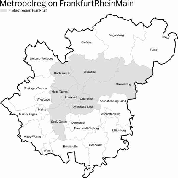 Metropolregion Frankfurt/Rhein-Main - Rhein-Main-Gebiet