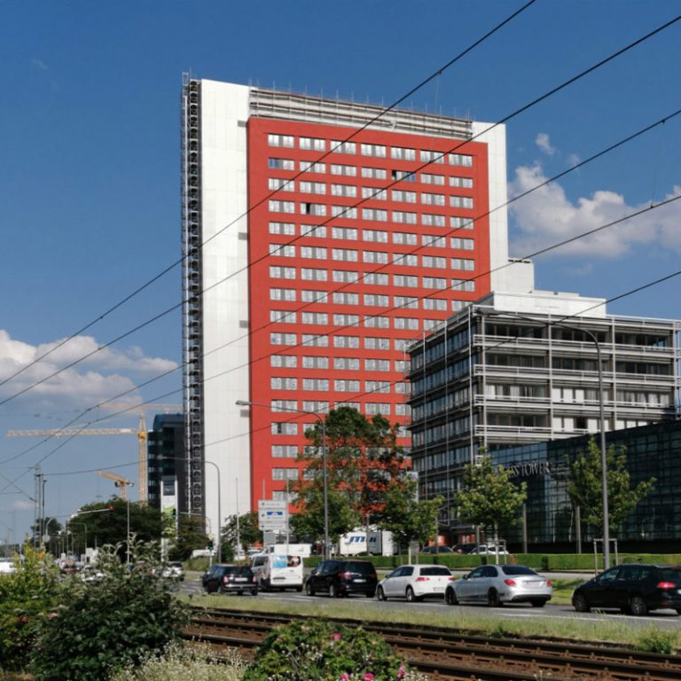 Lyoner Quartier Frankfurt - Lyoner Viertel - ehemalige Bürostadt Niederrad