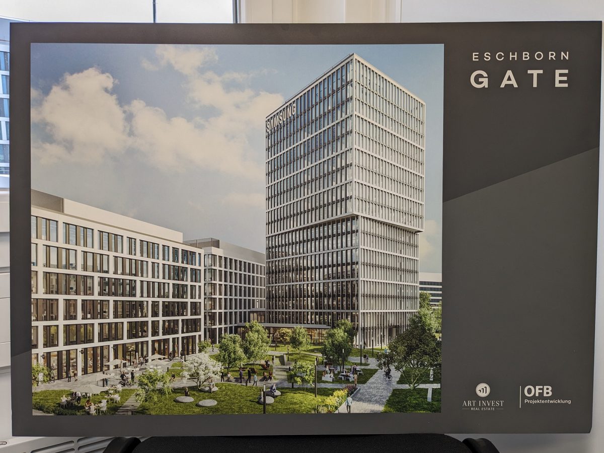 Eschborns neue Mitte - Ein Rundgang über die Baustelle des Eschborn Gate