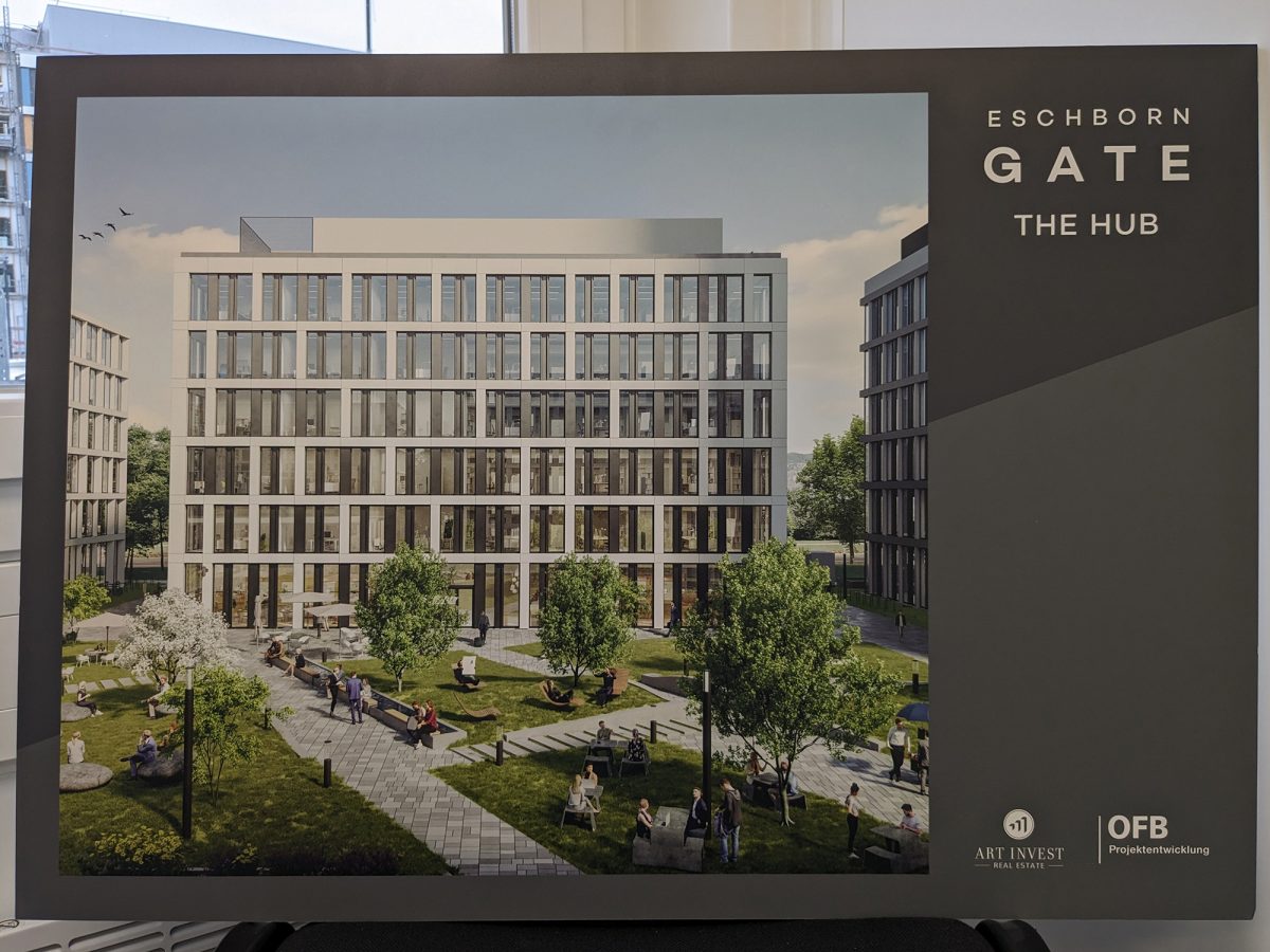 Eschborns neue Mitte - Ein Rundgang über die Baustelle des Eschborn Gate